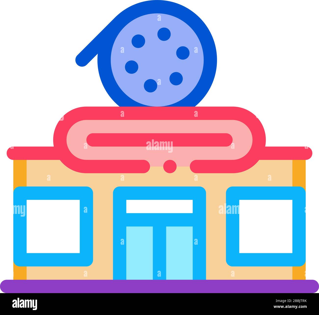 record shop icon vector outline illustration Stock Vector Image & Art ...