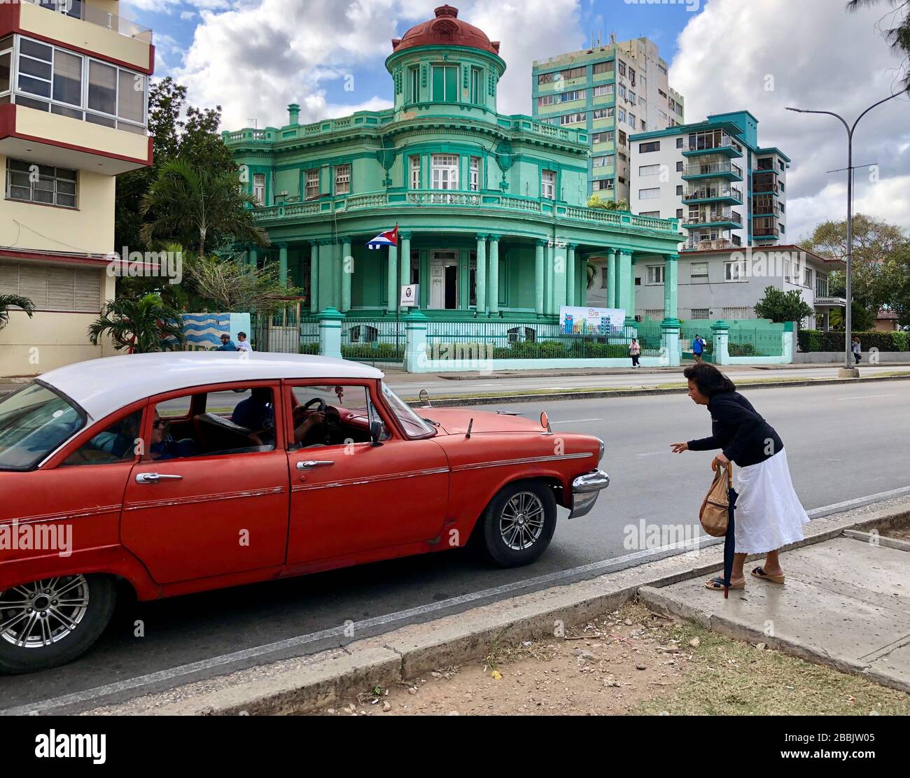 Blue taxi collectivo hi-res stock photography and images - Alamy