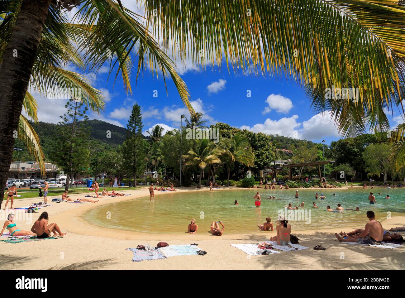 Lagoon, Airlie Beach, Queensland, Australia Stock Photo - Alamy