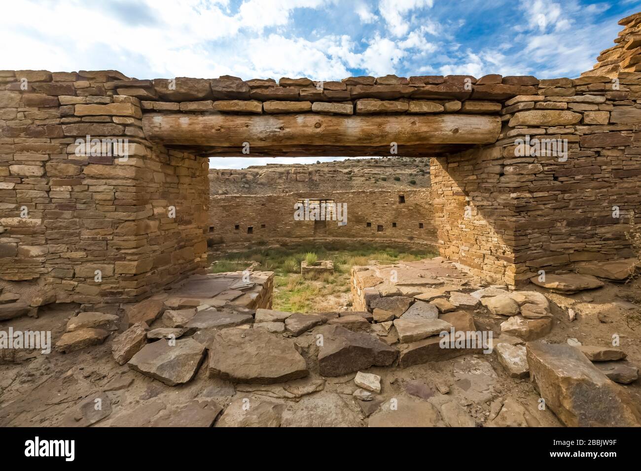 Casa rinconada chaco culture national historic park hi-res stock ...