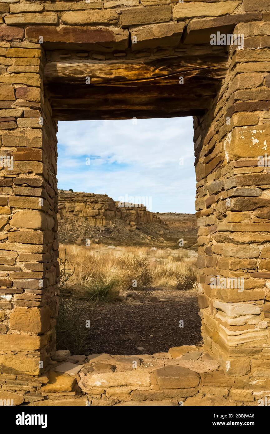 Casa rinconada chaco culture national historic park hi-res stock ...