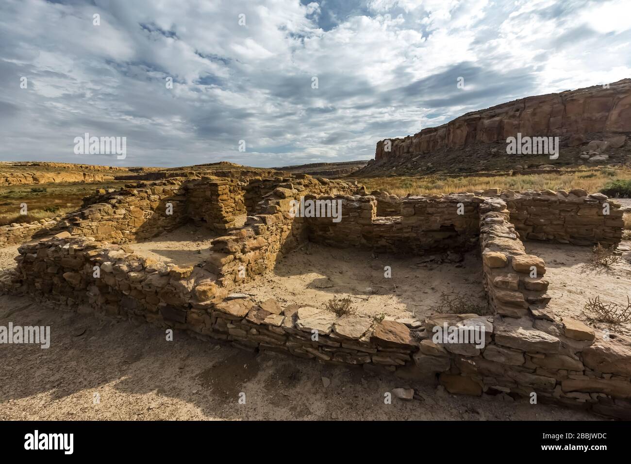 Casa Rinconada ruins in Chaco Culture National Historical Park, New ...