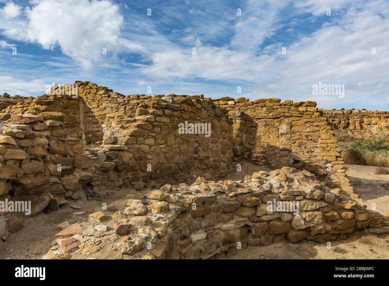 Casa Rinconada ruins in Chaco Culture National Historical Park, New ...