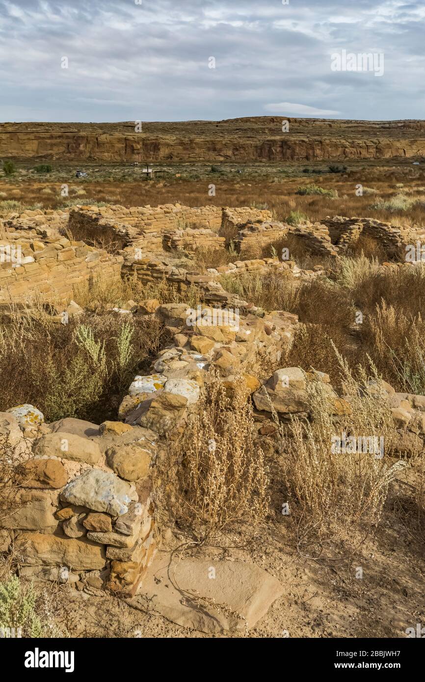 Casa Rinconada ruins in Chaco Culture National Historical Park, New ...