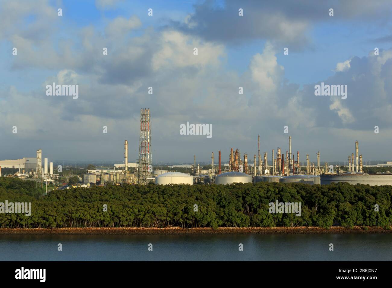 OIl Refinery, Brisbane, Queensland, Australia Stock Photo - Alamy