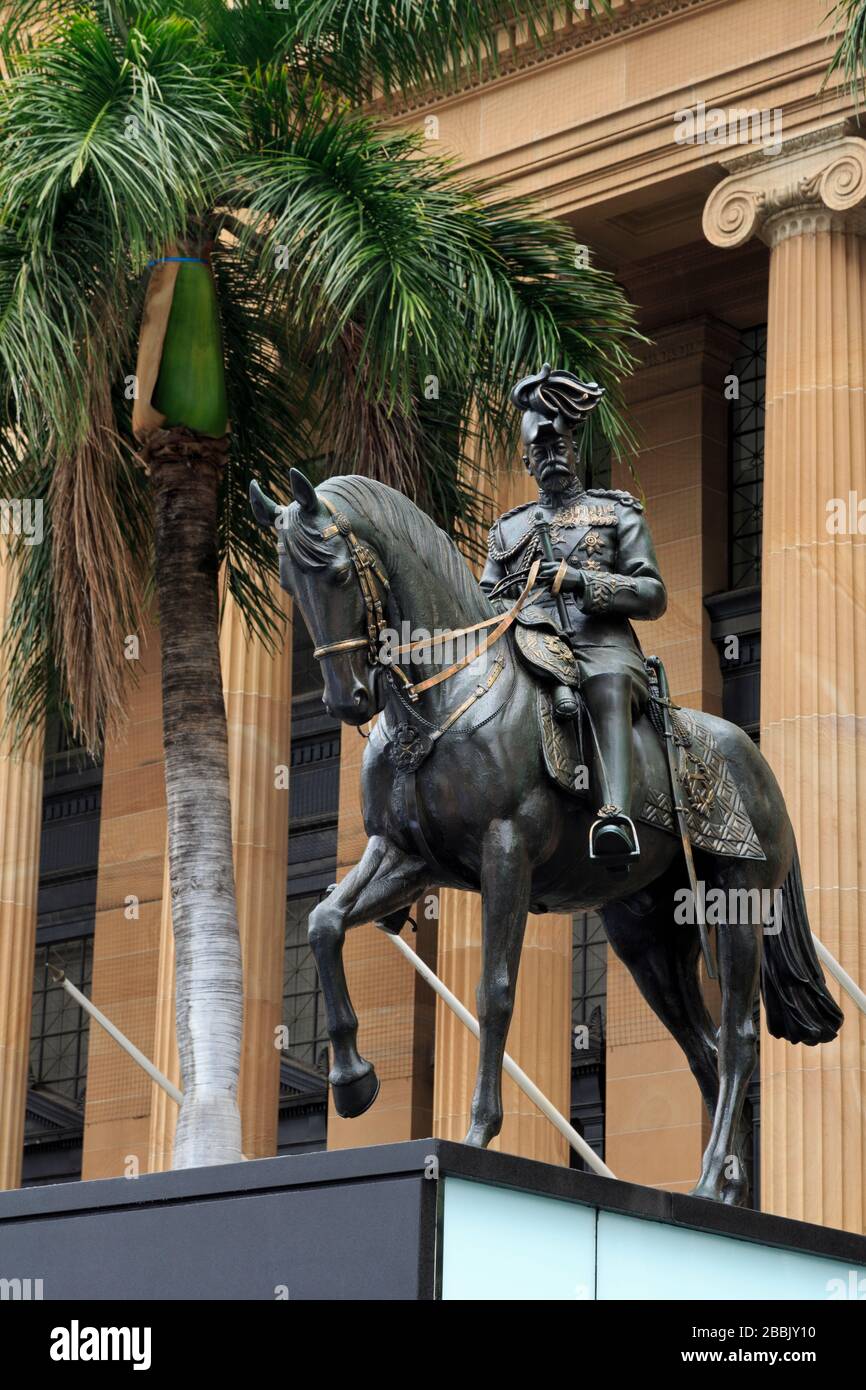 King George Statue in King George Square, Brisbane, Queensland ...