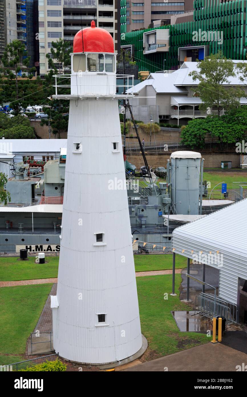 Bulwer Island Lighthouse, Maritime Museum, Brisbane, Queensland ...