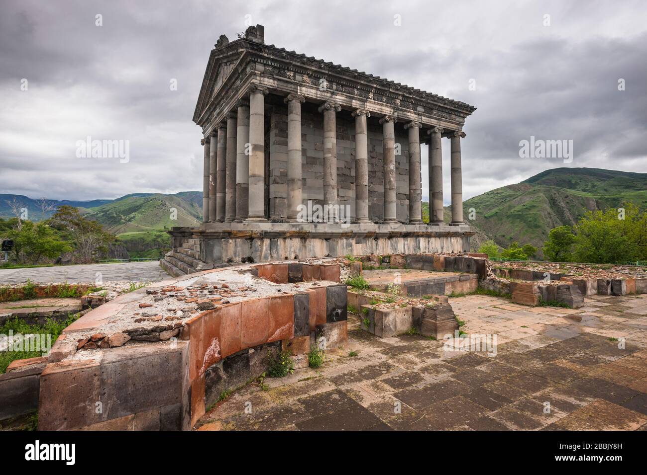 Garni Temple, Temple of Garni, is pre christian, Armenian Sun god Mihr ...