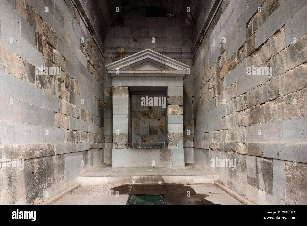 Interior of Garni Temple, Temple of Garni, is pre christian, Armenian ...