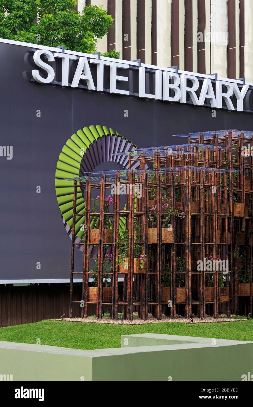 State Library, South Bank District, Brisbane, Queensland, Australia ...