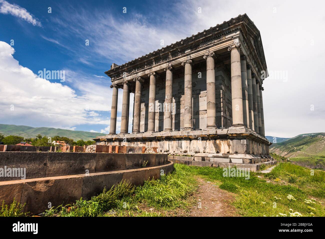 Garni Temple, Temple of Garni, is pre christian, Armenian Sun god Mihr ...