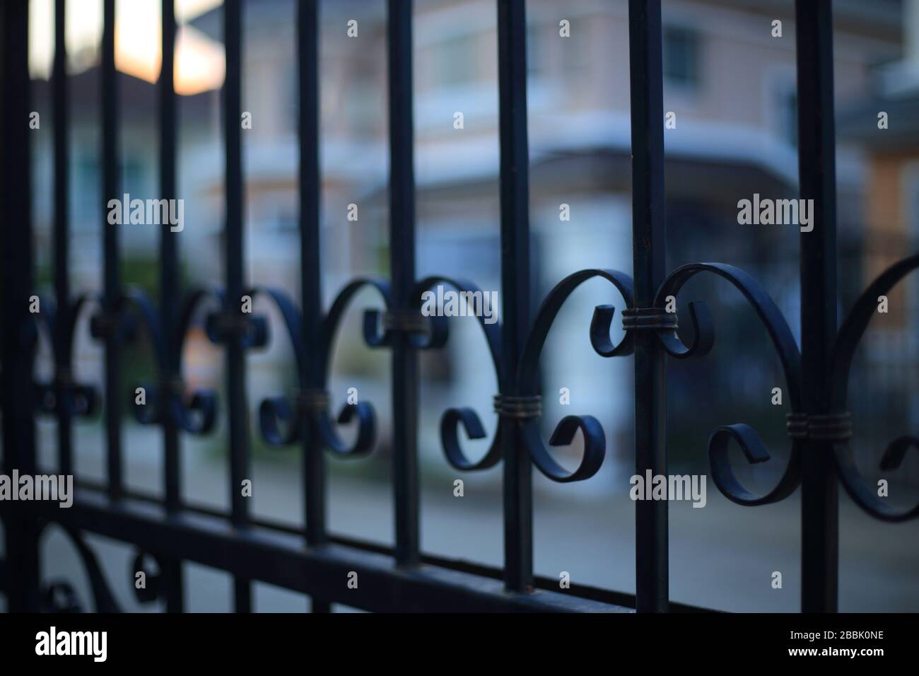 lock down, stay at home and business closed concepts. close up image of ...
