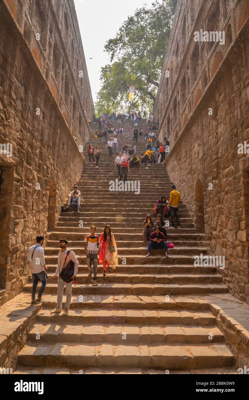 Agrasen ki Baoli is a 60-meter long and 15-meter wide historical step ...