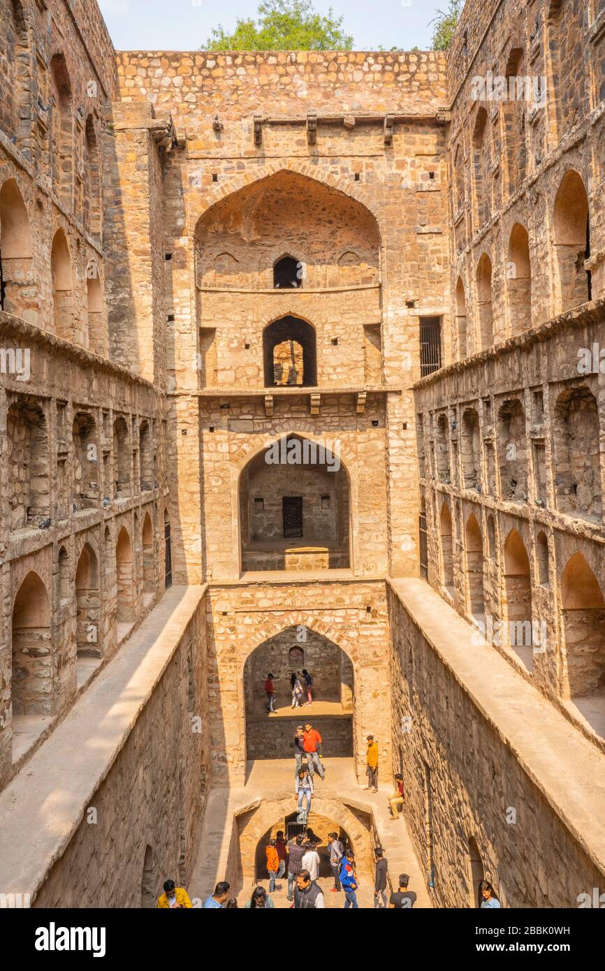 Agrasen ki Baoli is a 60-meter long and 15-meter wide historical step ...