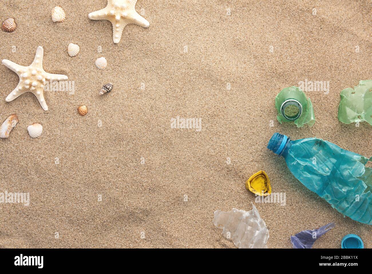 Seashells and plastic pollution hi-res stock photography and images - Alamy