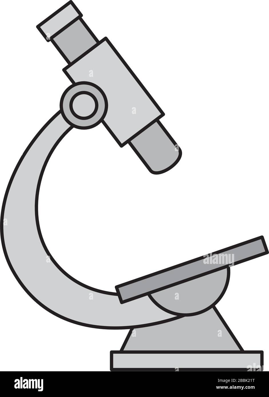microscope device of laboratory isolated icon Stock Vector Image & Art ...