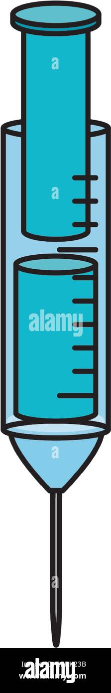 injection syringe medical isolated icon Stock Vector Image & Art - Alamy