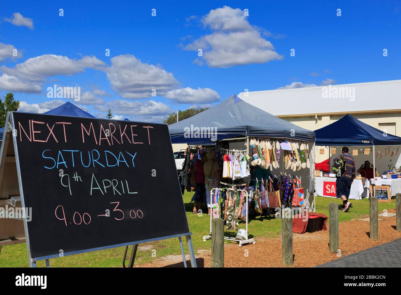 Saturday Market, Busselton, Western Australia Stock Photo - Alamy