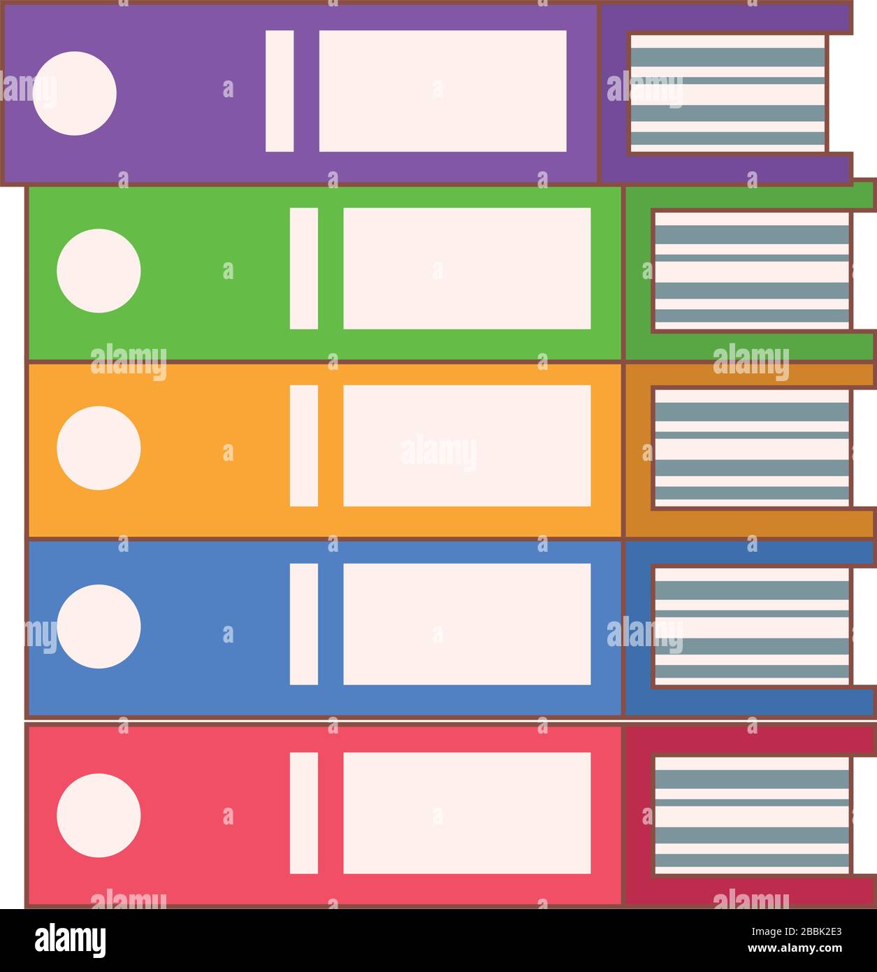 pile office books of documents Stock Vector Image & Art - Alamy