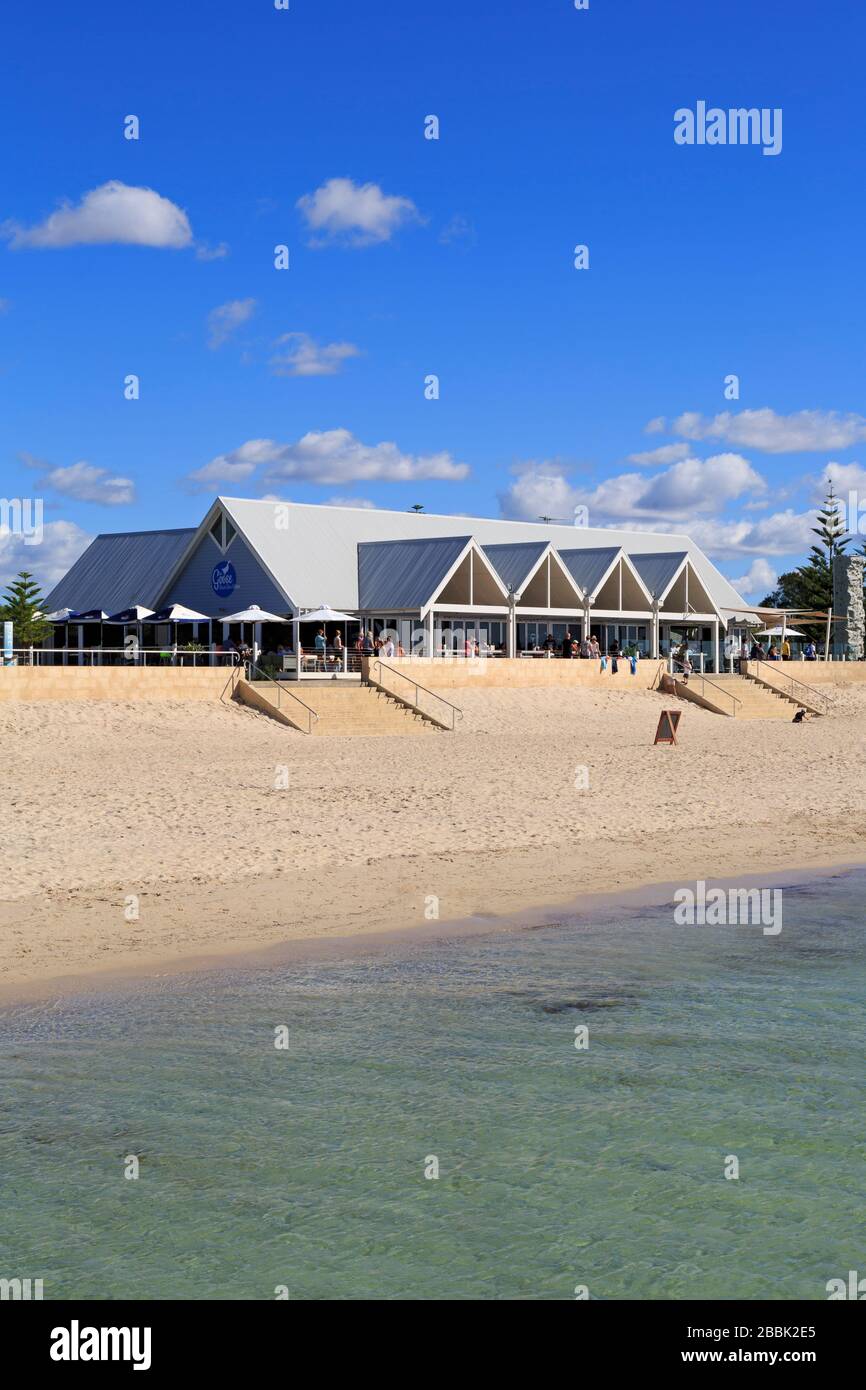 The Goose Beach Bar & Kitchen, Busselton, Western Australia Stock Photo ...