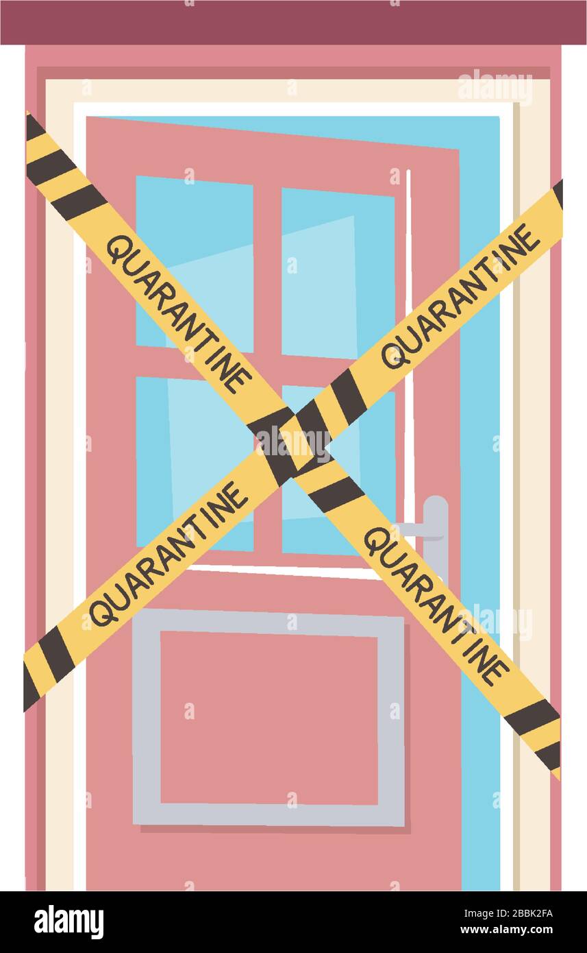 quarantine stay at home covid 19 coronavirus pandemic vector ...