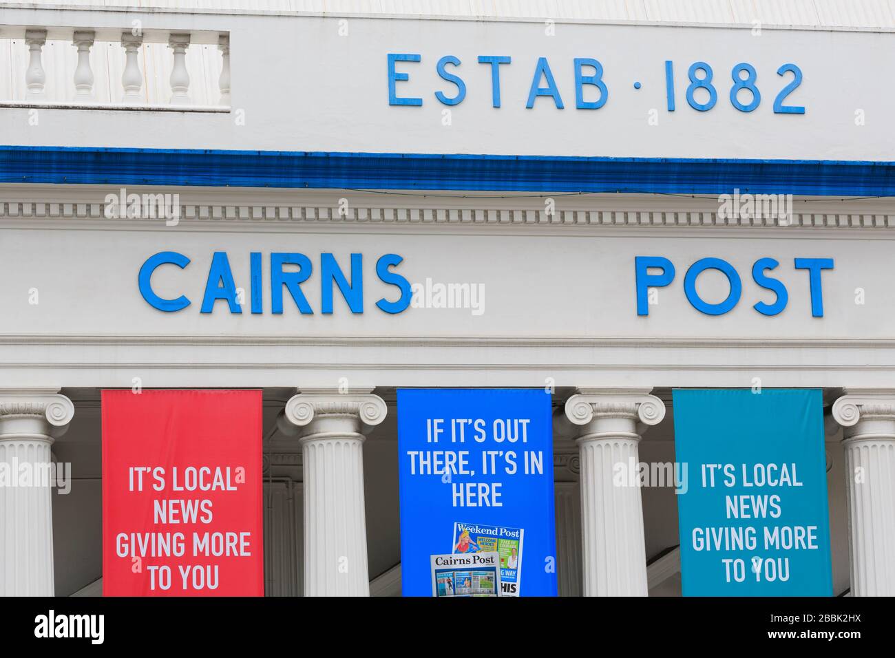 The Cairns Post Building, Cairns, Queensland, Australia Stock Photo - Alamy