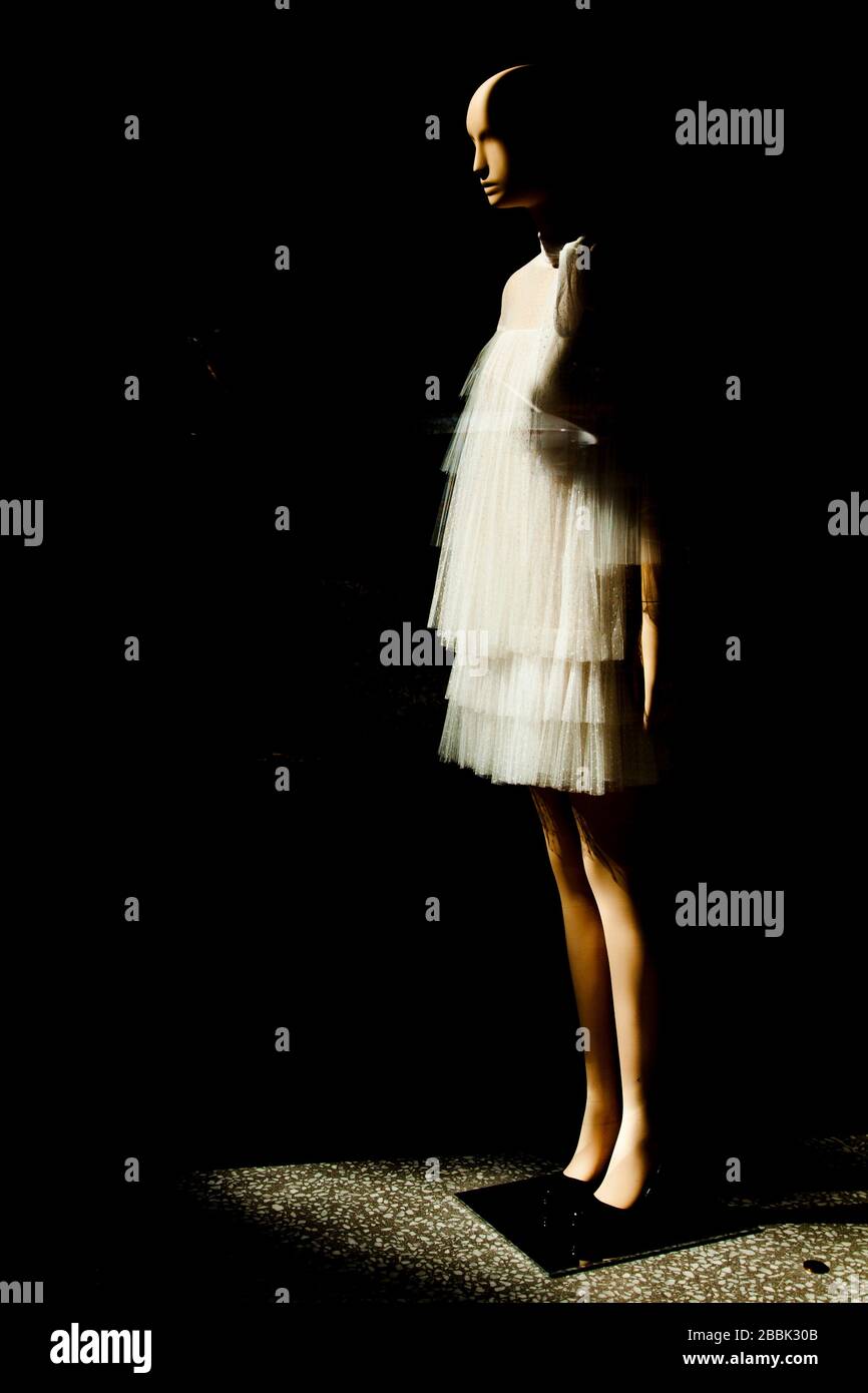 Manikin, shop window, Beverly Hills, California Stock Photo - Alamy