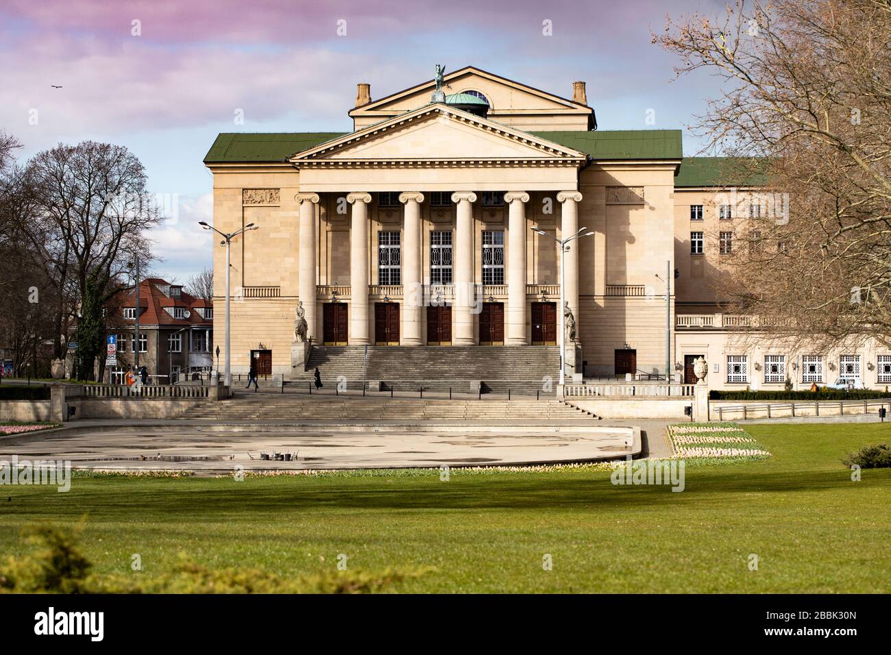 Poznan / Poland - Opera house, german stone architecture, building ...