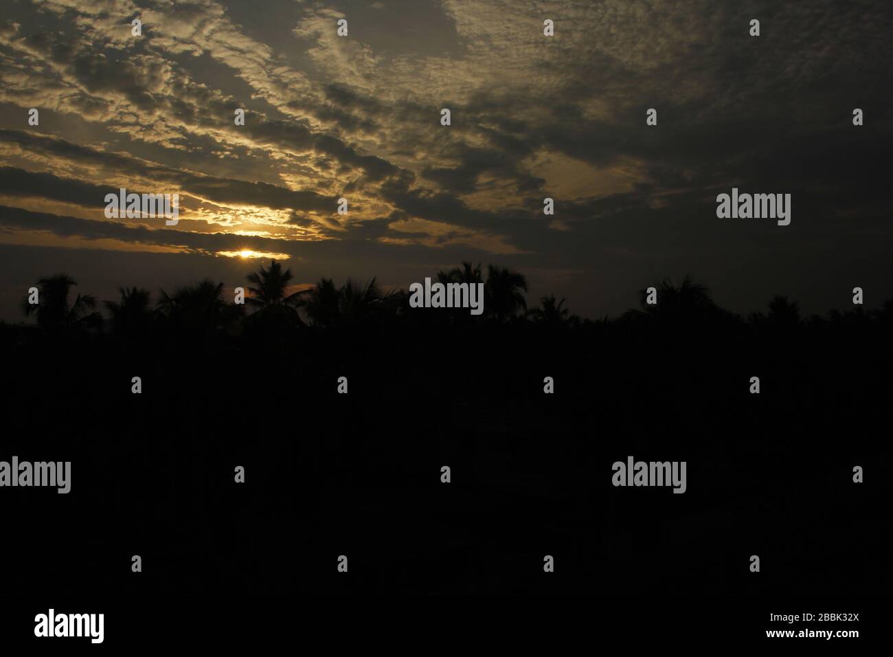 Beautiful Sunrise and Sunset View in India Stock Photo - Alamy