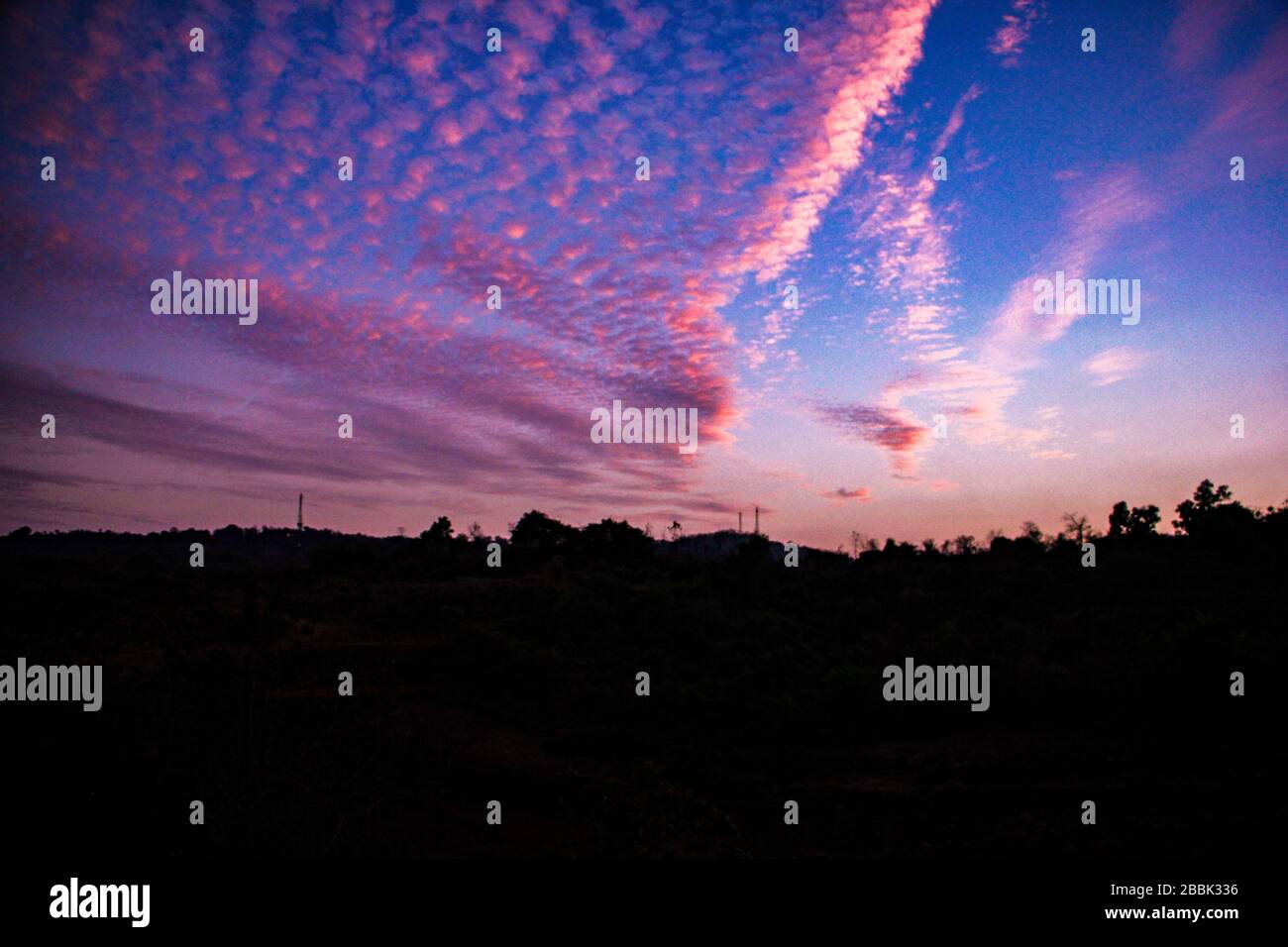 Beautiful Sunrise and Sunset View in India Stock Photo - Alamy