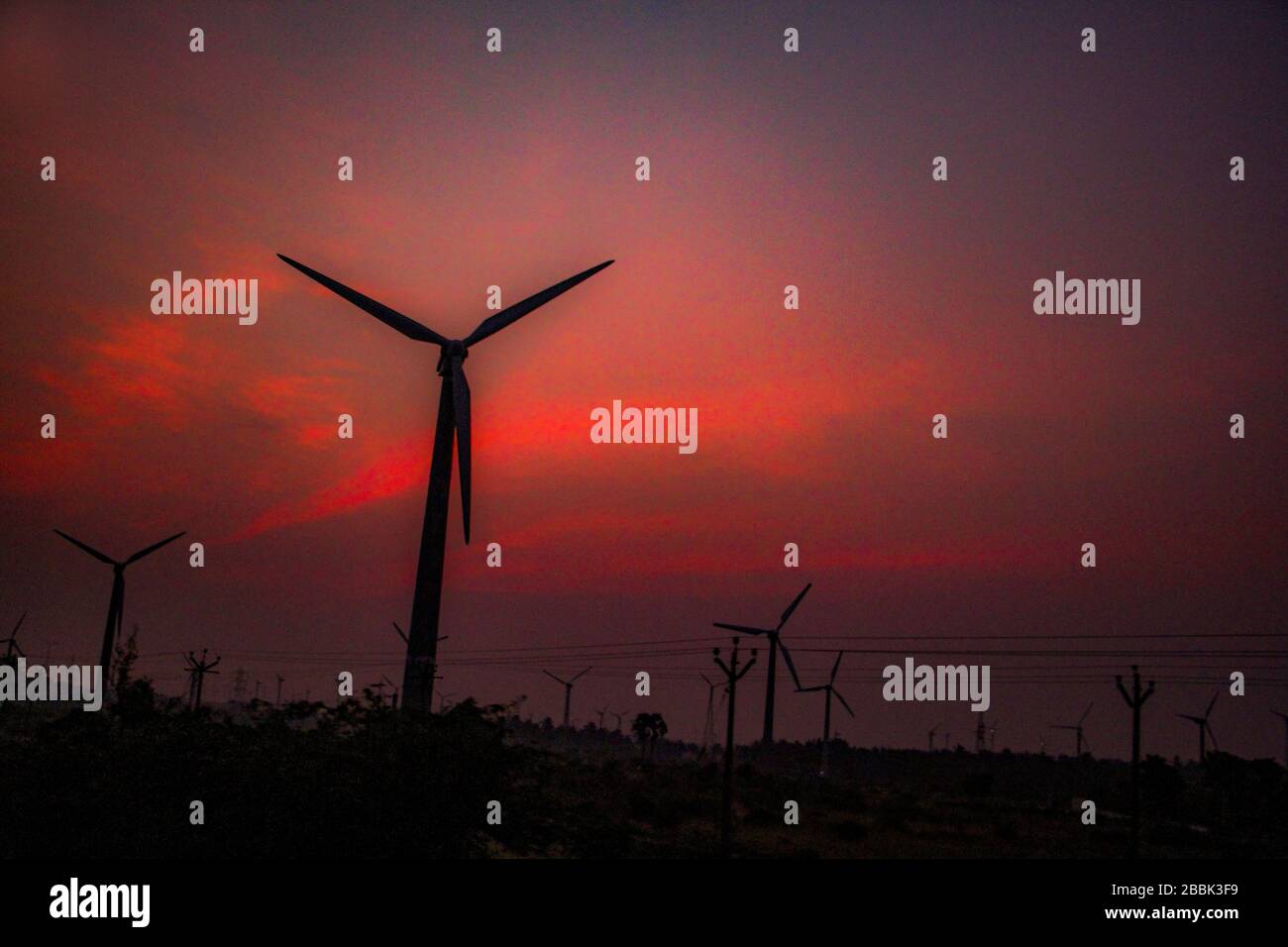 Beautiful Sunrise and Sunset View in India Stock Photo - Alamy