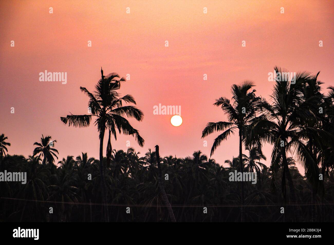 Beautiful Sunrise and Sunset View in India Stock Photo - Alamy