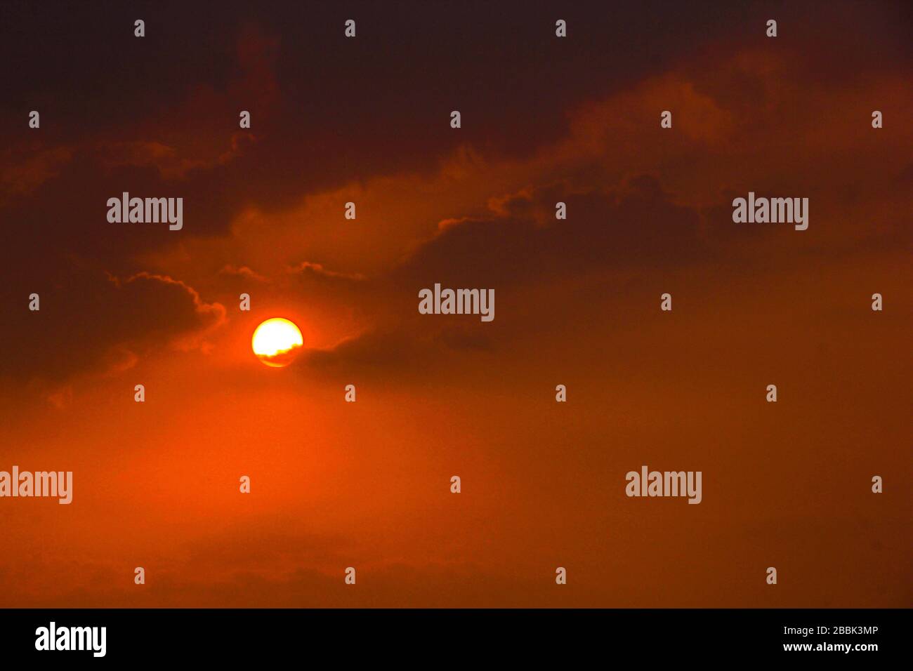 Beautiful Sunrise and Sunset View in India Stock Photo - Alamy