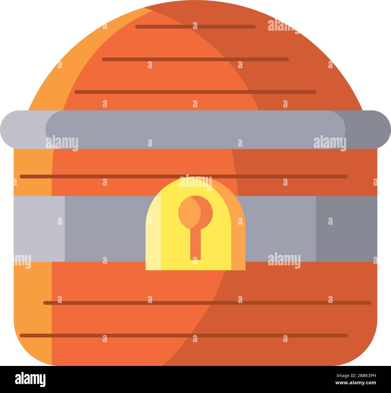 coin chest on white background vector illustration design Stock Vector ...
