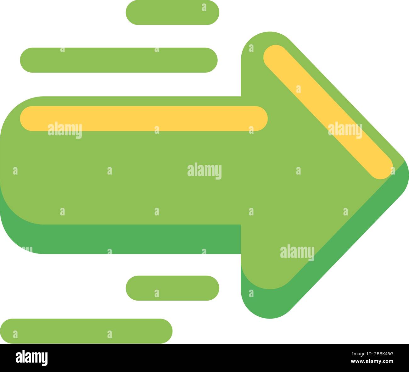 moving arrow on white background vector illustration design Stock ...