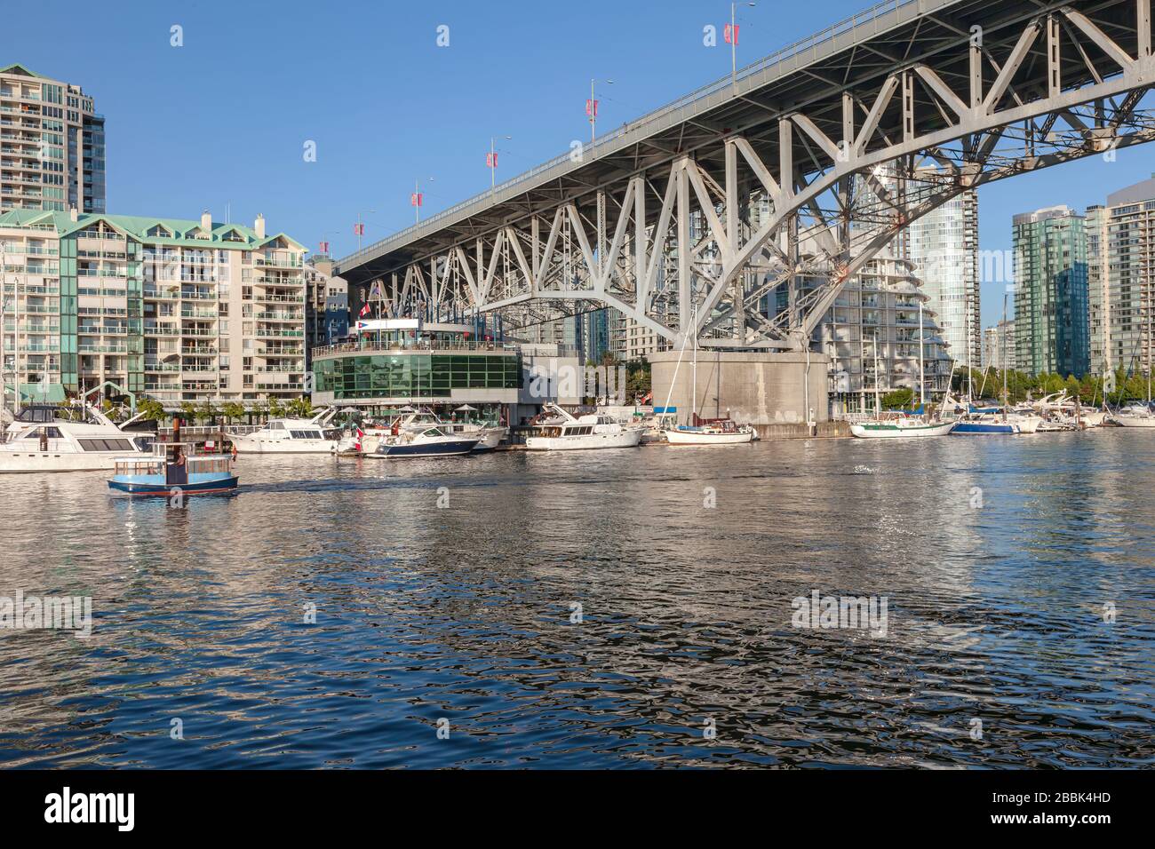 The waterfront in False Creek Vancouver BC Canada Stock Photo - Alamy