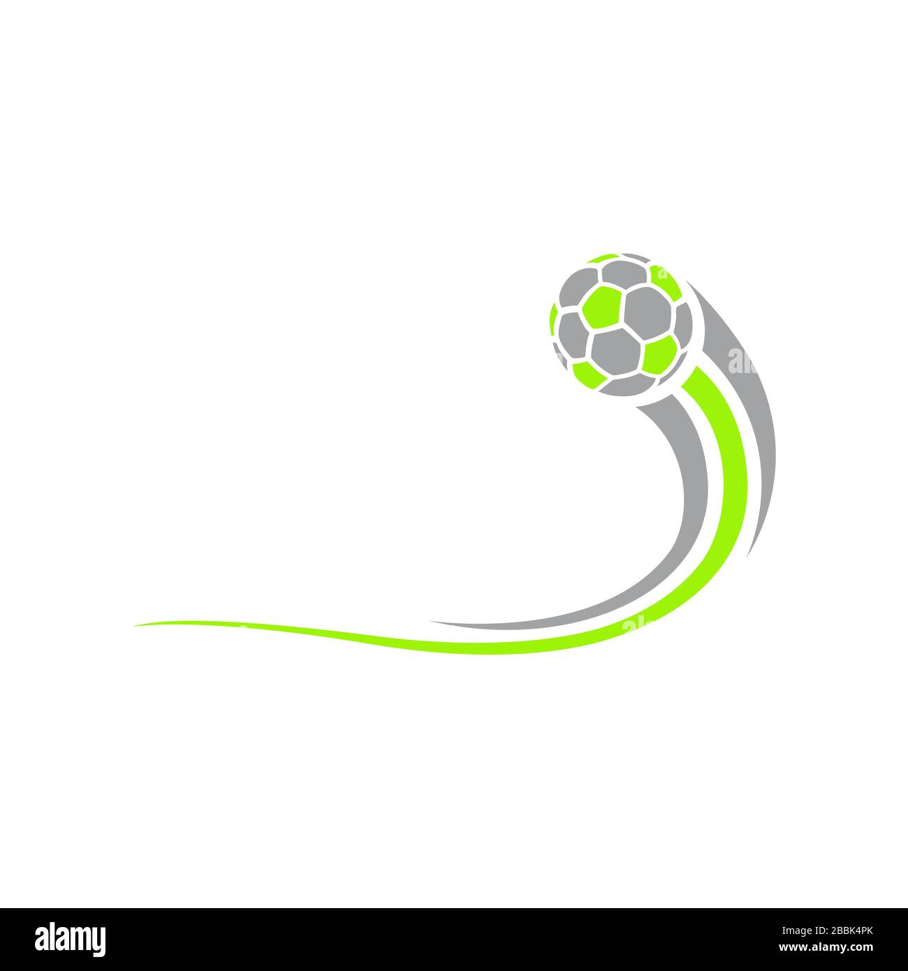 Flying Soccer Ball Logo