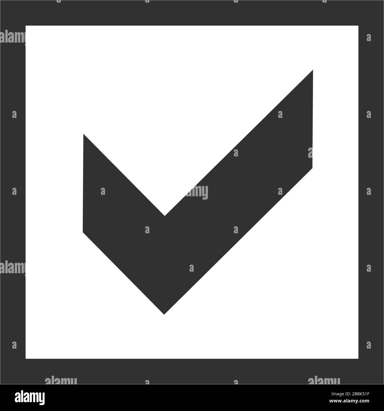check mark in the box vector icons. Checklist icon. Stock Vector ...