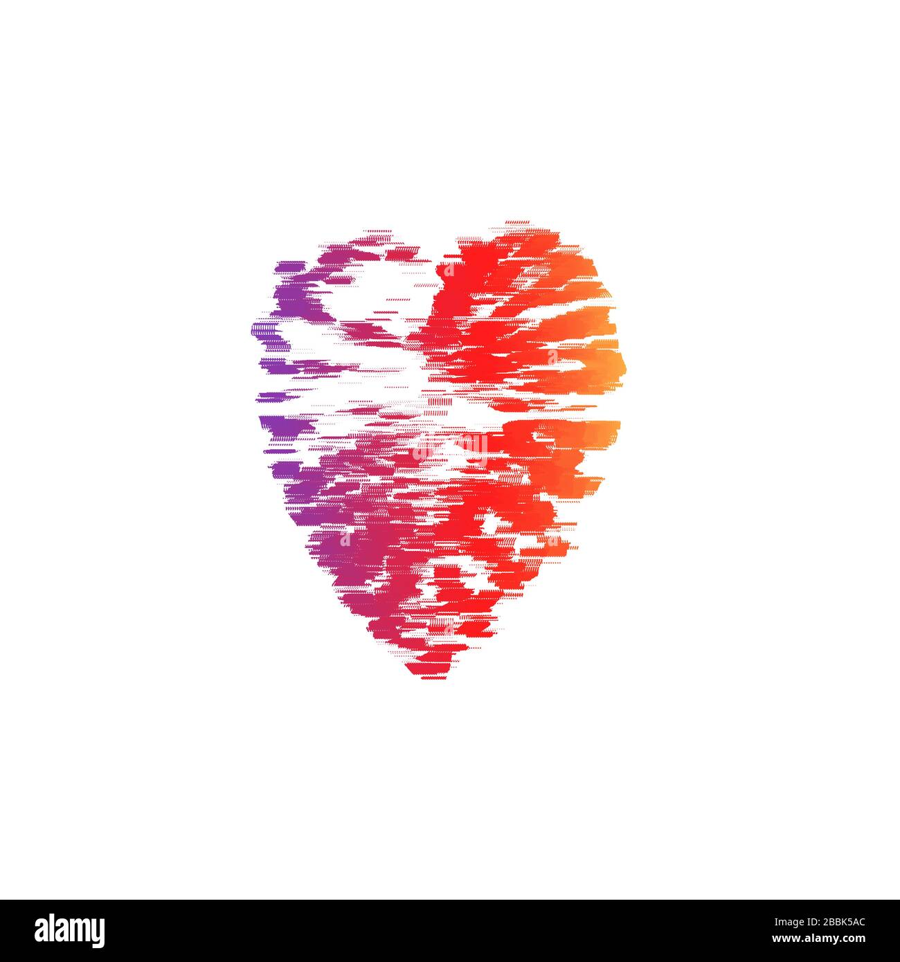 Abstract Heart Design