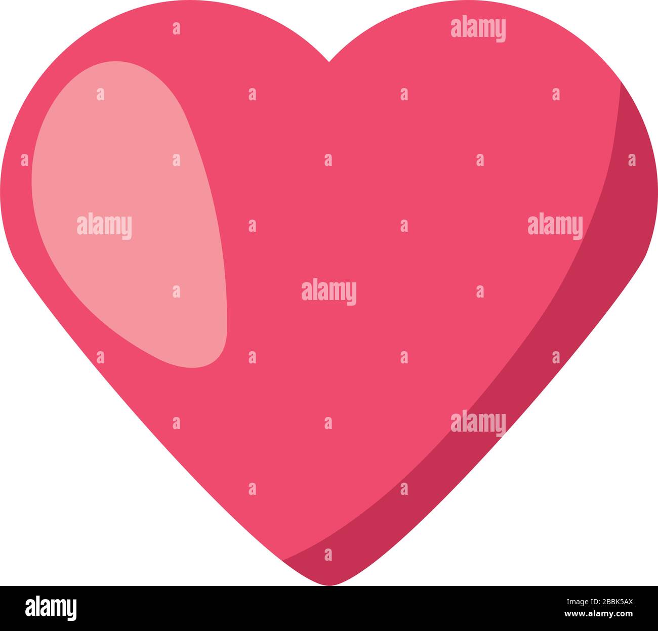 heart beating on white background vector illustration design Stock ...
