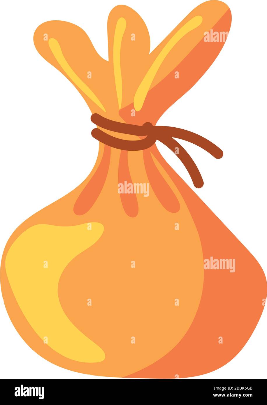 coin bag on white background vector illustration design Stock Vector ...