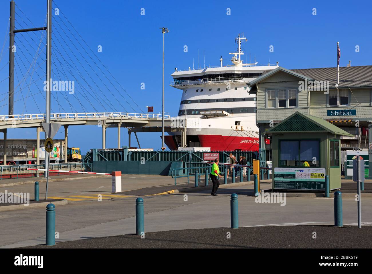 Tasmanian Ferry in Port Melbourne, Victoria, Australia Stock Photo - Alamy