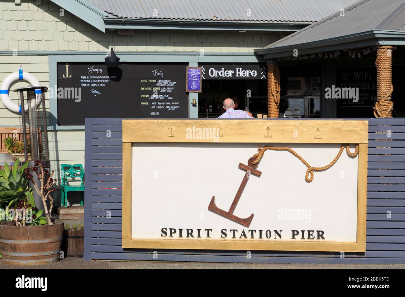 Restaurant, Port Melbourne, Victoria, Australia Stock Photo - Alamy