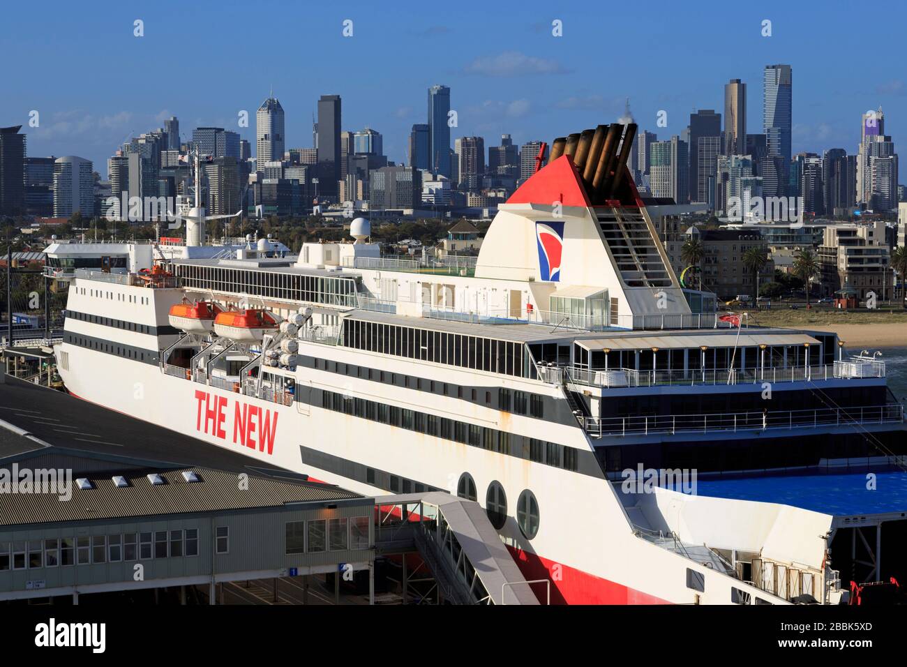 Tasmanian Ferry in Port Melbourne, Victoria, Australia Stock Photo - Alamy