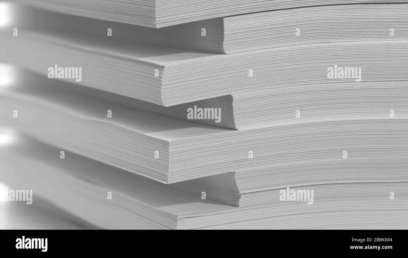 Stacks of documents Black and White Stock Photos & Images - Alamy