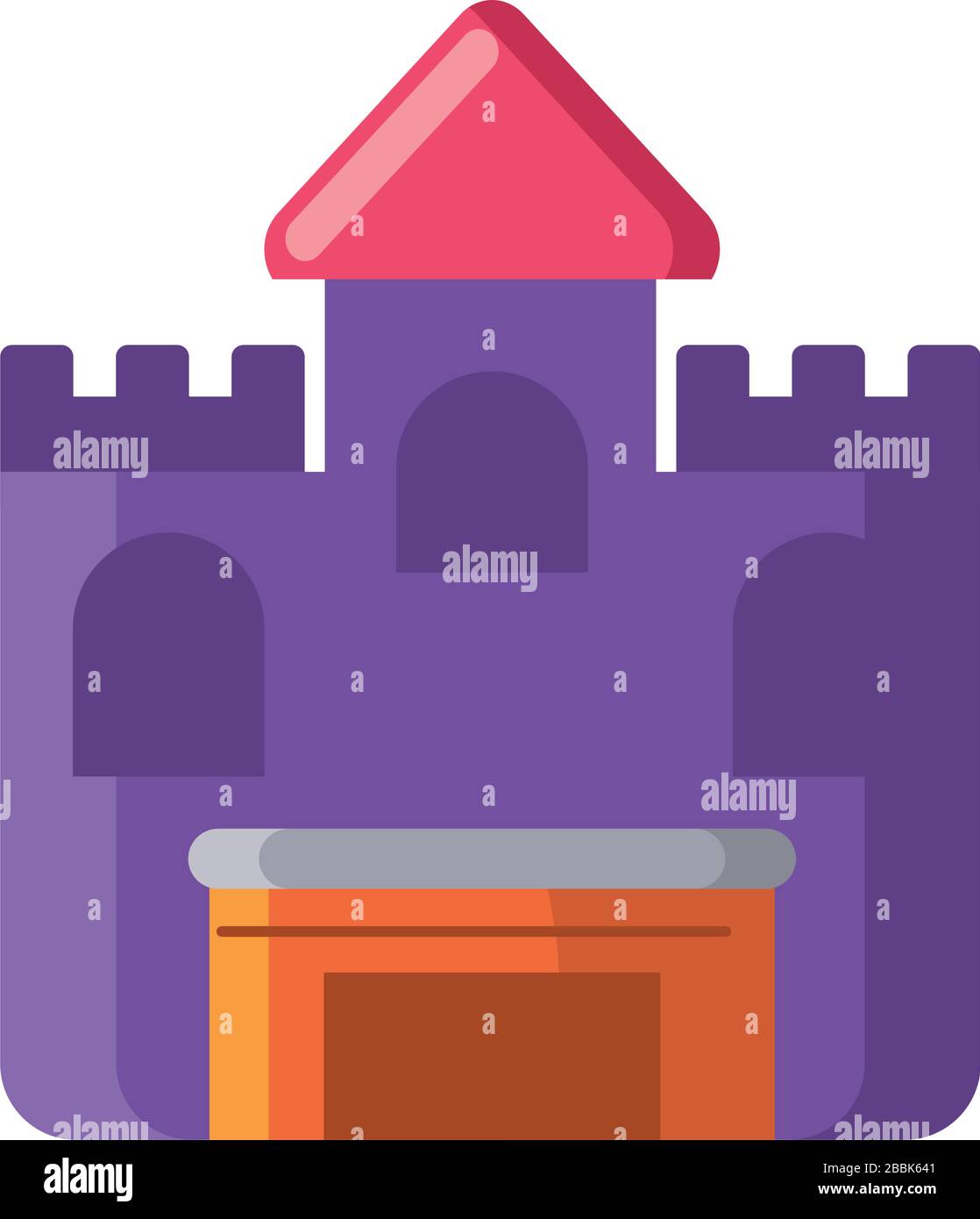 Royal castle detail Stock Vector Images - Alamy