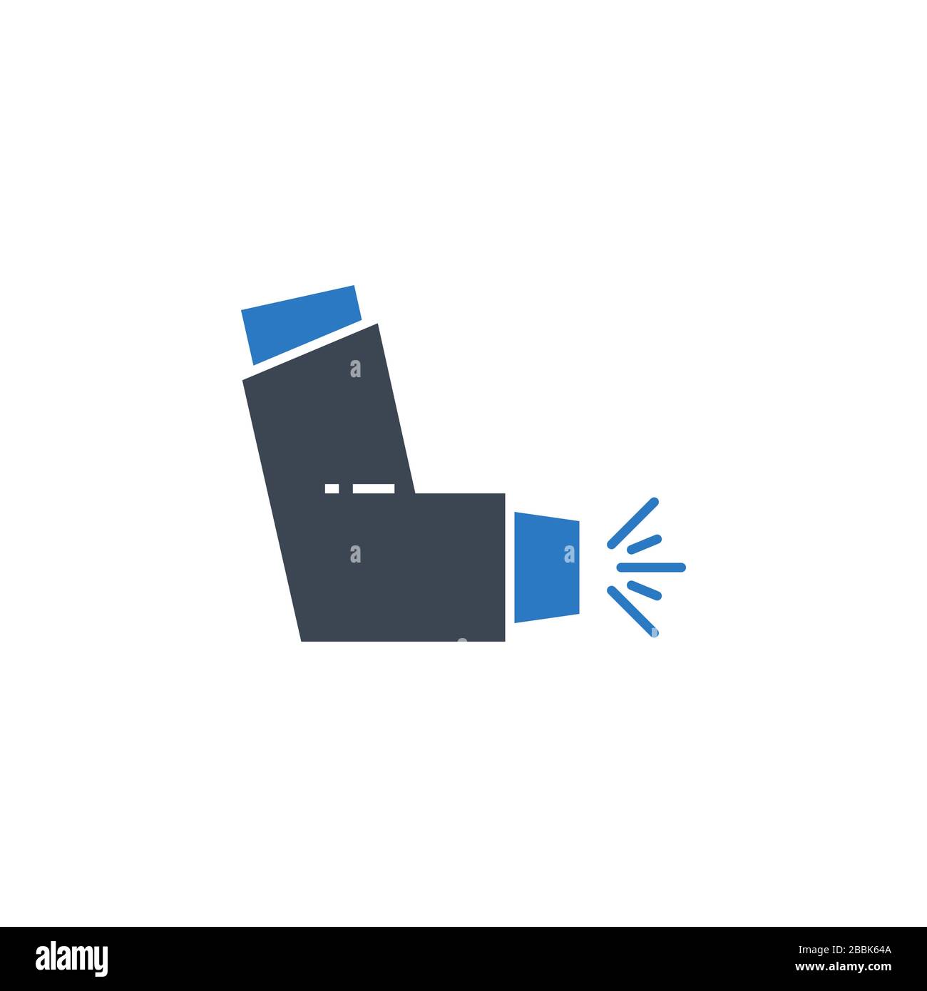 Asthma inhaler nasal spray Cut Out Stock Images & Pictures - Alamy