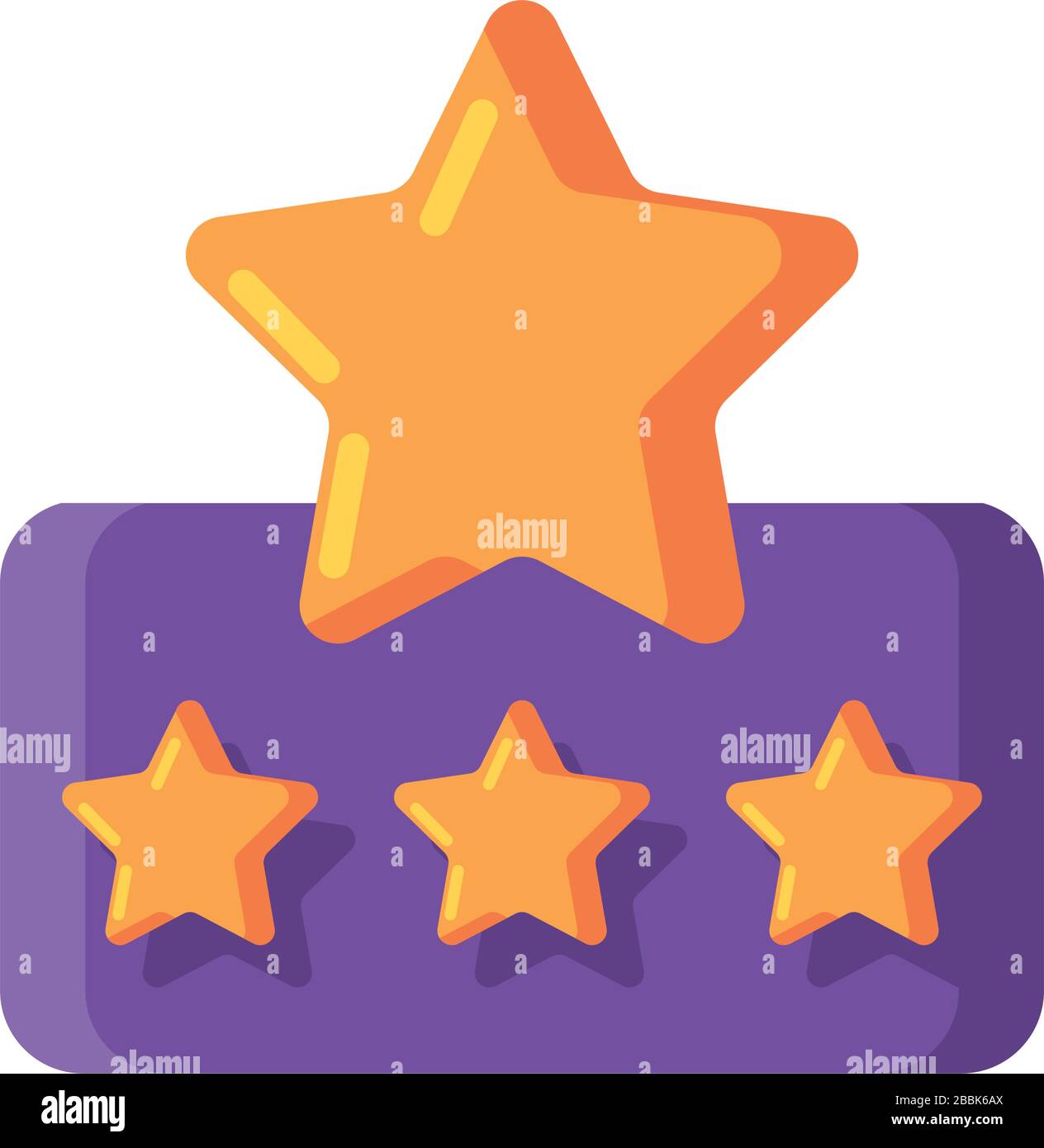 emblem with stars on white background vector illustration design Stock ...