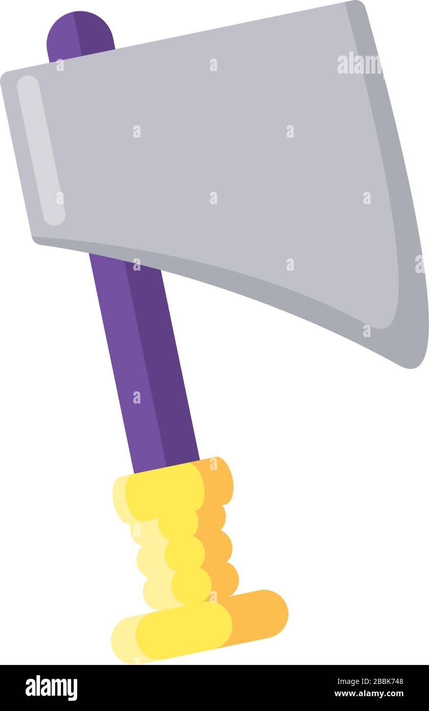 iron ax on white background vector illustration design Stock Vector ...