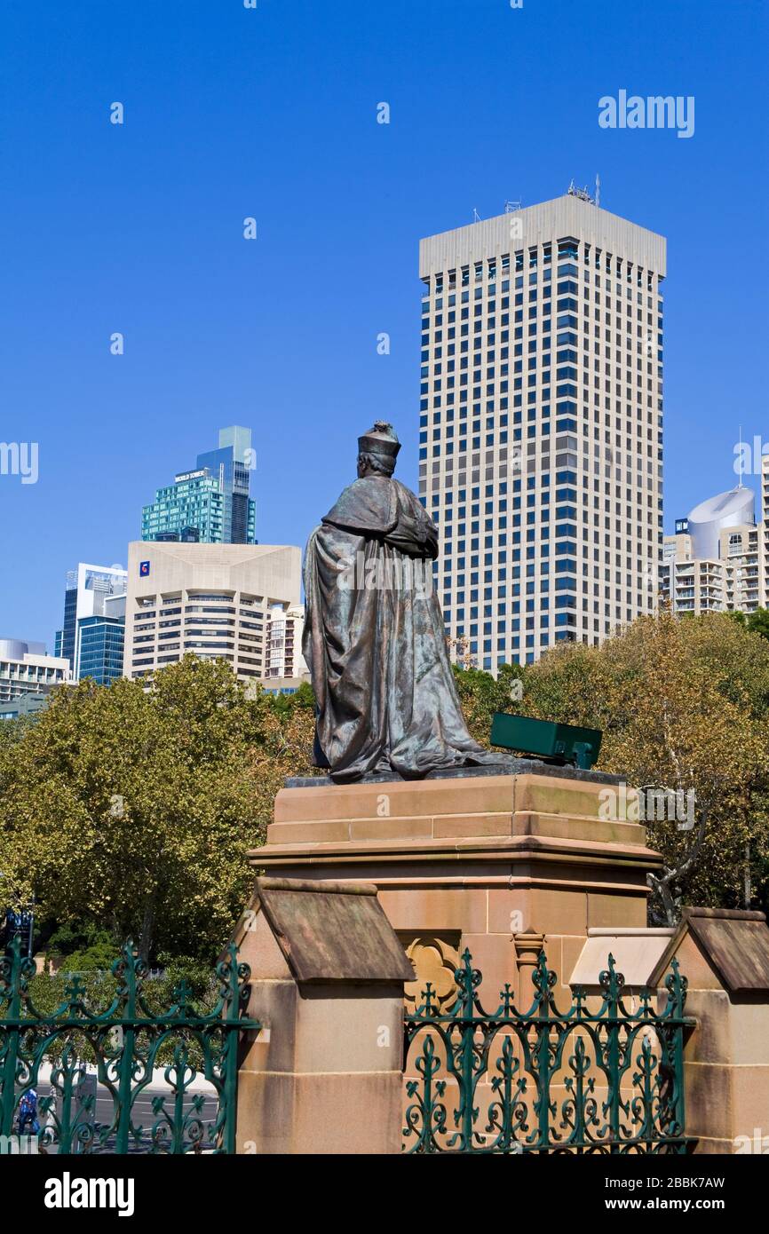 Statue of Archbishop Kelly at St. Mary's Cathedral,Central Business ...